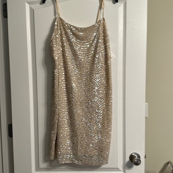 ANDREE BY UNIT | Dresses | Andree By Unit Cocktail Dress Champagne ...